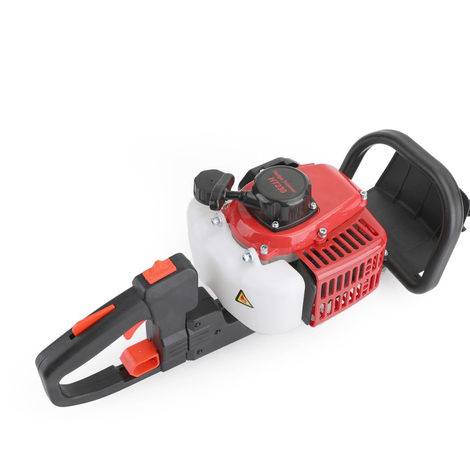 24" 2-Stroke Double Sided Blade 26cc Gas Hedge Trimmer Recoil Gasoline ...