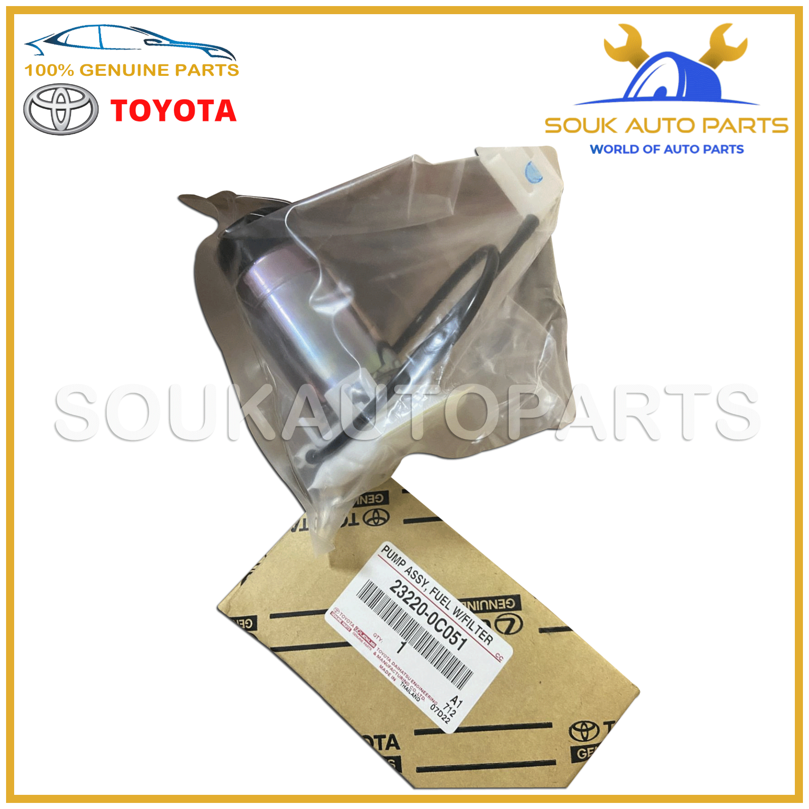 23220-0C051 Genuine Toyota PUMP ASSY, FUEL W/FILTER 1TRFE/2TRFE ...