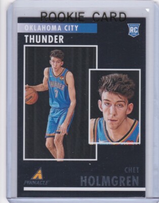CHET HOLMGREN ROOKIE CARD Oklahoma City OKC Thunder Basketball 2022 ...