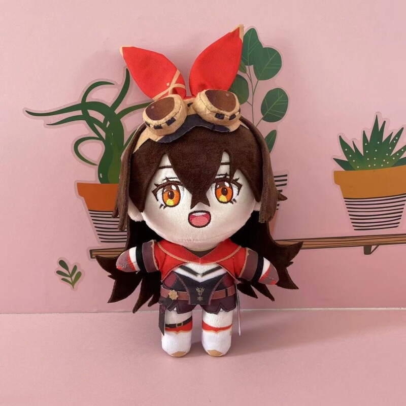 Stuffed Toy Genshin Impact Amber Action Figure Cosplay Dolls and Co ...