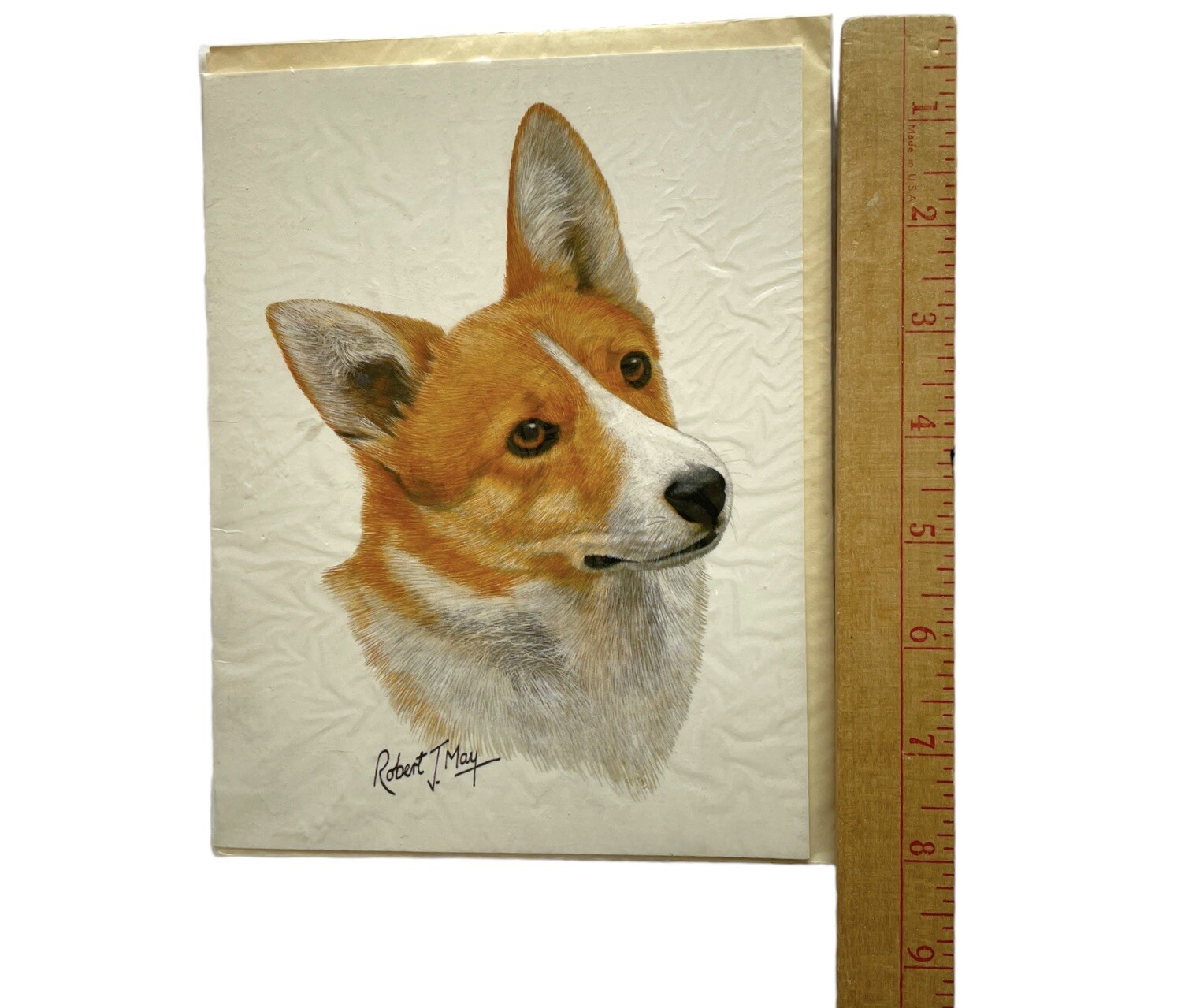 Robert J May Welsh Corgi Greeting Card 6" x 8" NIP | eBay