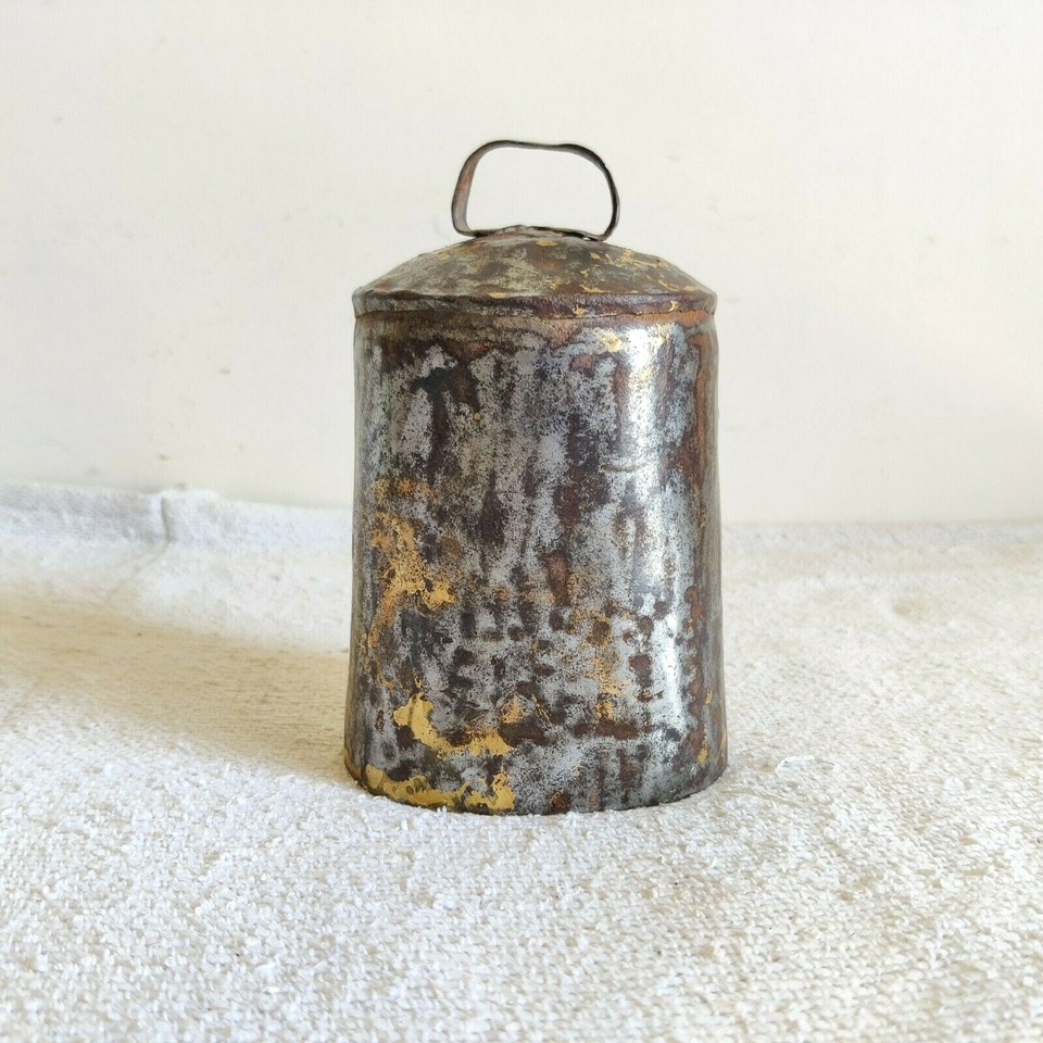 1920s Vintage Primitive Handcrafted Ox Cow Iron Bell Decorative ...