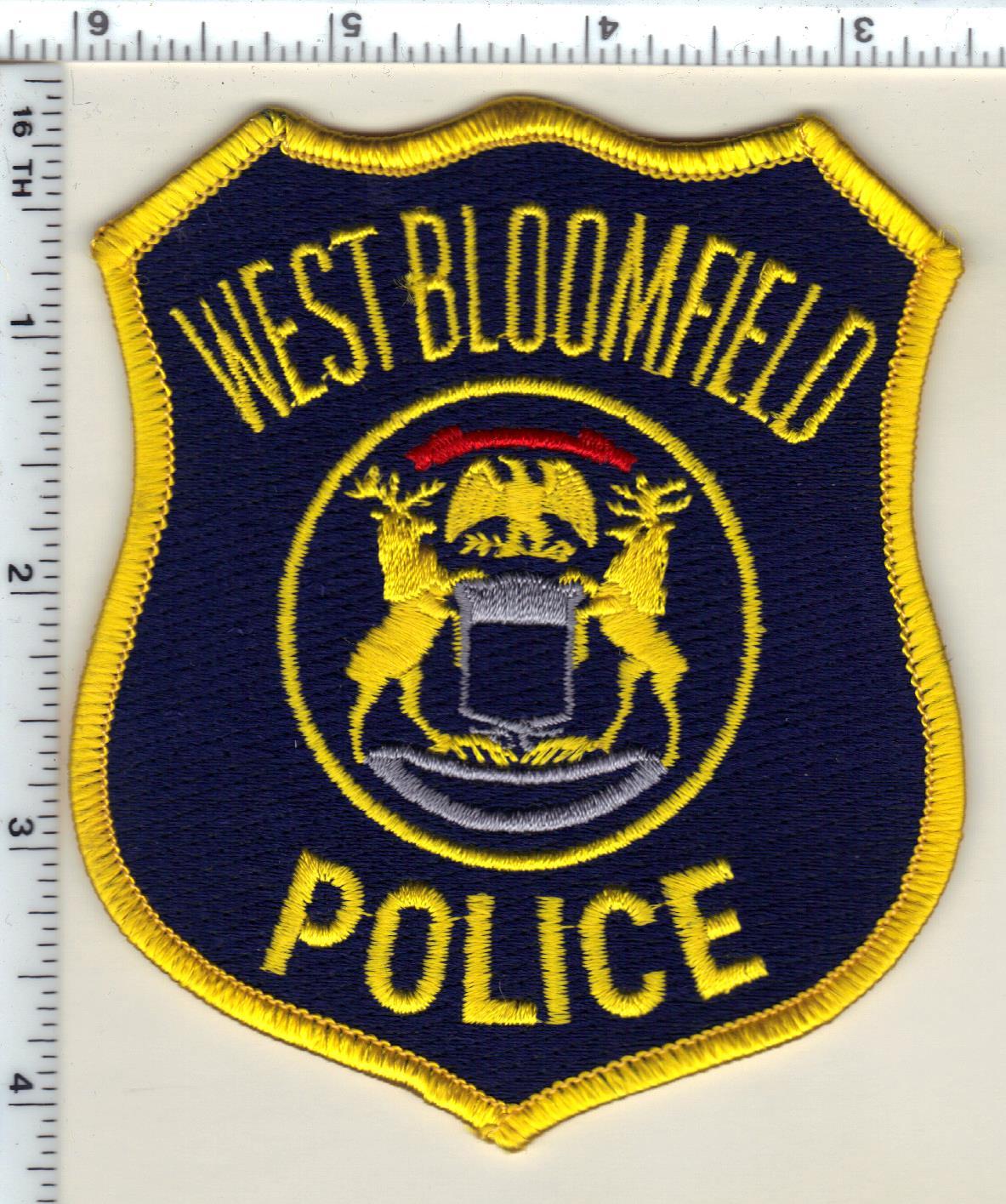 West Bloomfield Police (Michigan) Shoulder Patch - new from 1992 | eBay