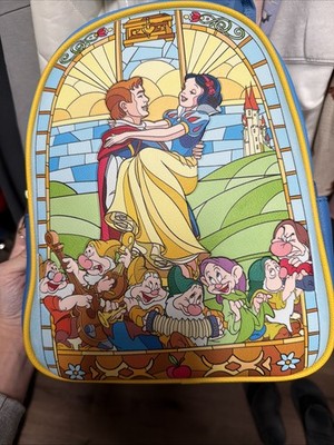 Loungefly Disney Princess Snow White Stained Glass Mini Backpack NEW IN ...