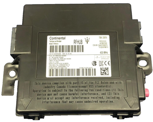 2017-2020 MASERATI LEVANTE REMOTE START CONTROL MODULE OEM | eBay