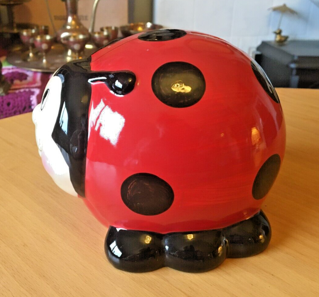 "SHUDEHILL" LADYBIRD CERAMIC MONEY BOX, ORNAMENT (H.11.8cm) | eBay UK