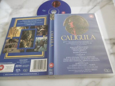Caligula DVD Certifié 18 McDowell Mirren O'Toole Gielgud Pal Reg 2 4:3 ...