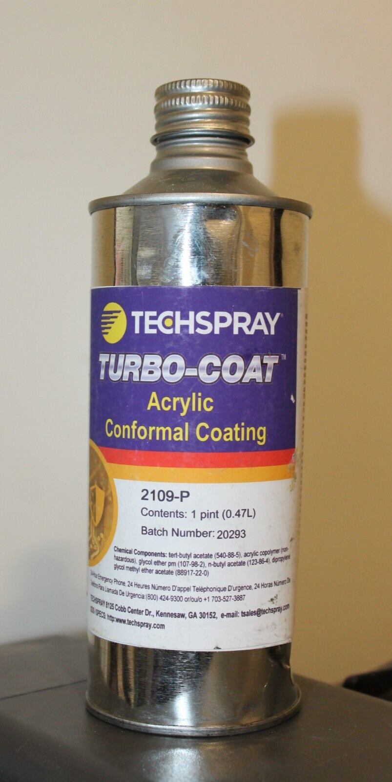 TechSpray (2109-P ) Turbo-Coat Acrylic Conformal Coating 1 pint | eBay