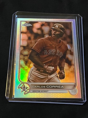 2022 Topps Chrome SEPIA REFRACTOR SP Carlos Correa HOUSTON ASTROS ...