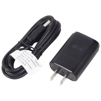 LG Home Wall Travel Rapid AC Charger USB Adapter w Cable for Cell ...