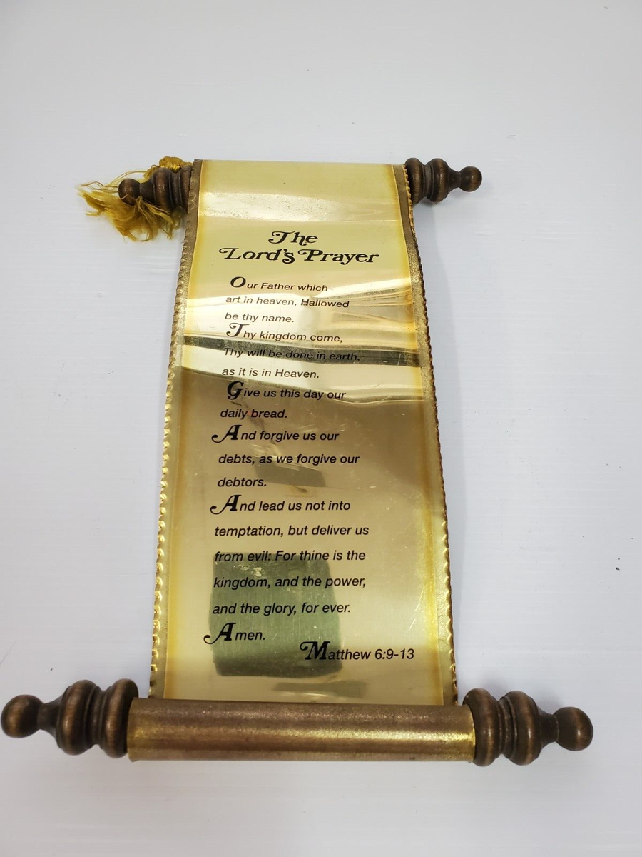Lords Prayer Scroll