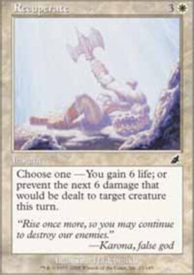 Moderate Play, Japanese MTG Regular Recuperate Scourge Magic the ...