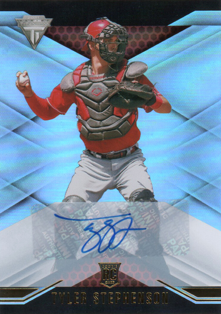 2021 Panini Titanium Autographs #2 Tyler Stephenson | eBay