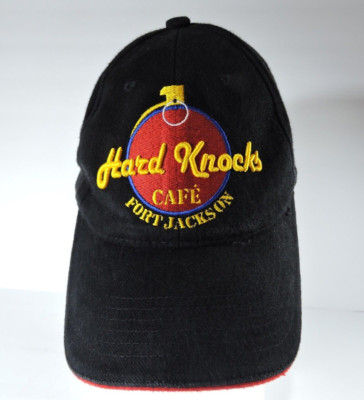 Hard knocks Cafe Fort Jackson its an army thing black trucker/baseball ...