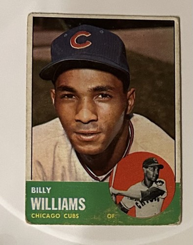 1963 TOPPS #353 BILLY WILLIAMS Chicago Cubs VG | eBay