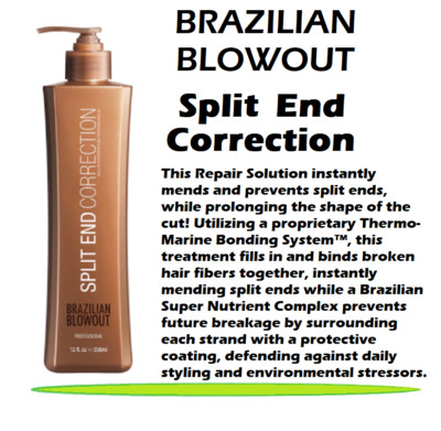 Brazilian Blowout Professional Split End Correction 12 oz | eBay
