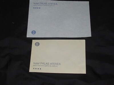 HOTEL PALAS ATENEA Majorca Spain Vintage Envelope Stationary Paper ...