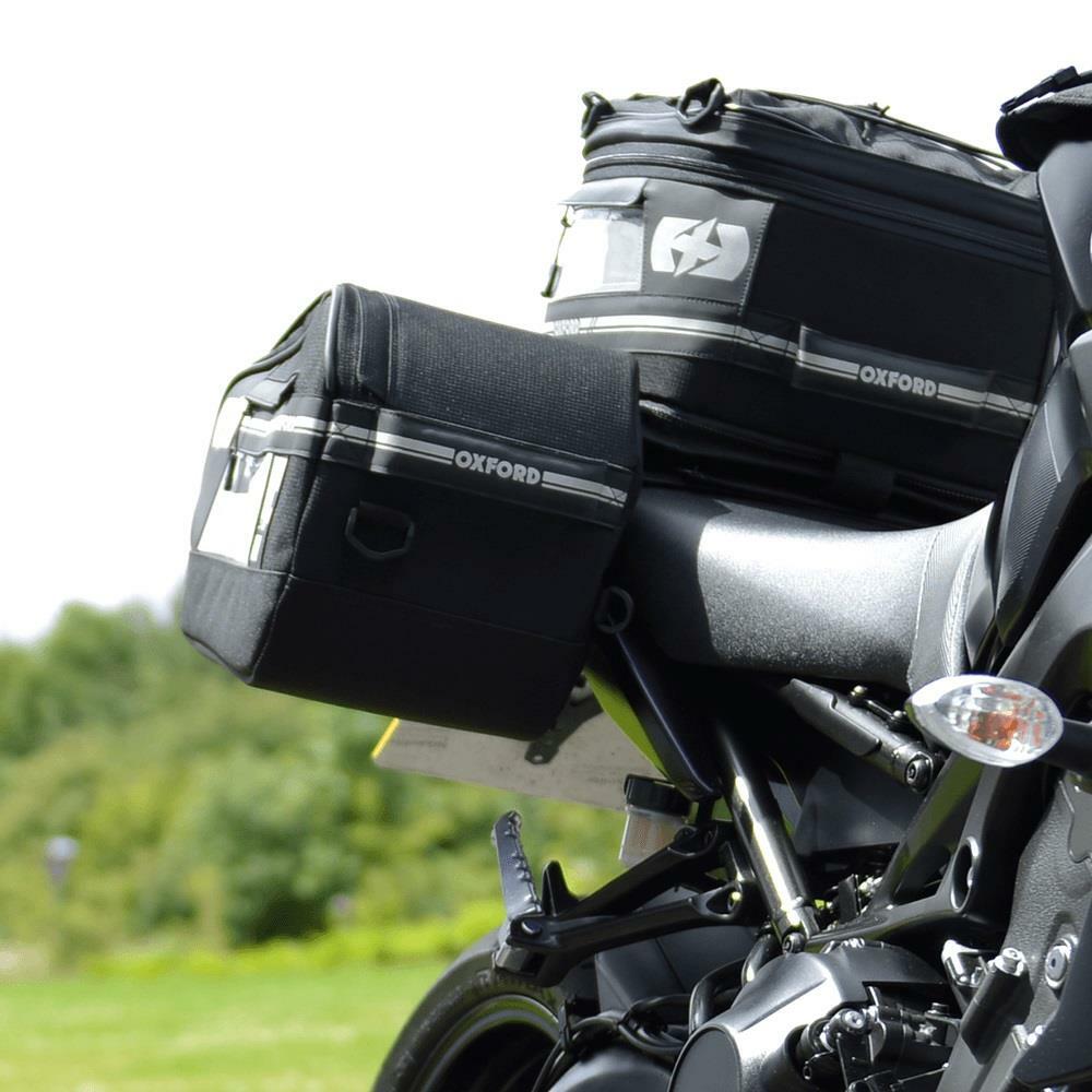 Oxford F1 Waterproof Motorcycle Panniers Touring Motorbike Saddle Bags ...