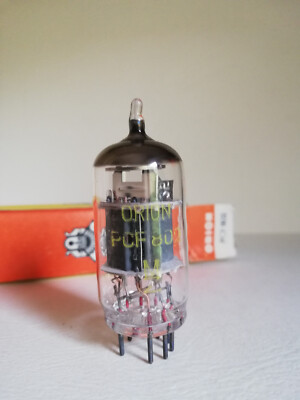 1 x PCF802 ORION label vacuum tube valve röhre NOS NIB | eBay