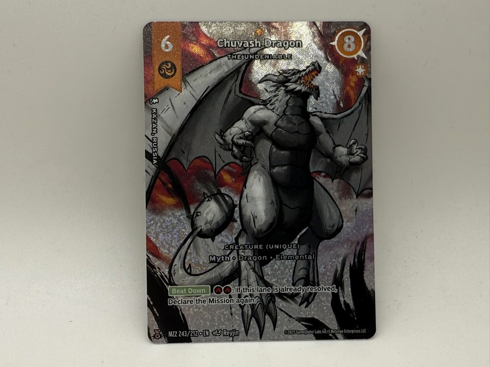 Chuvash Dragon 243/212 Legend Rare MZ2 Metazoo TCG 2025 Torrential ...