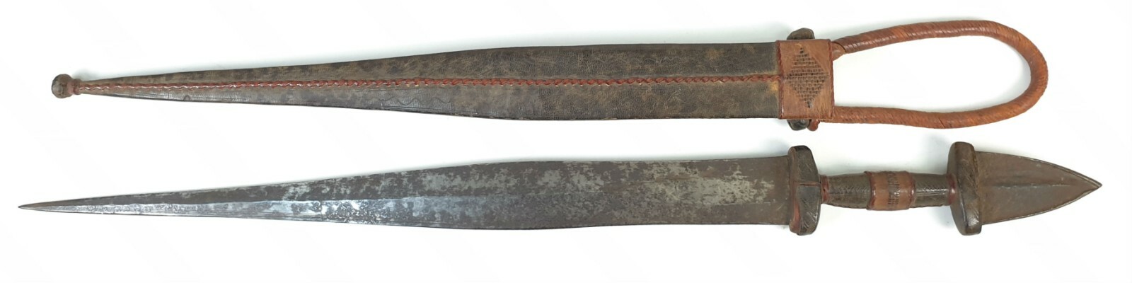 AFRICAN SWORD. NUBA TRIBE. NORTH OF SUDAN. STEEL SHEET. XIX CENTURY. | eBay