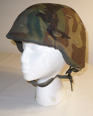 USED ( SIZE M ) MILITARY BALLISTIC HELMET NSN 8470 01 092 7527 with ...