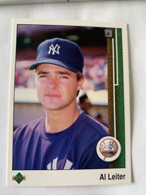 1989 Upper Deck Baseball Card #705 Al Leiter New York Yankees NmMT Free ...