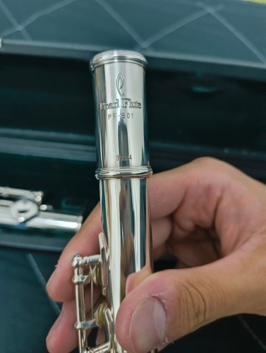 Pearl PF-501 Flute Silver E mechanism Used with Hard Case | eBay