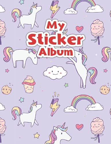 My Sticker Album: Blank Sticker Book - Blank Sticker Collecting Album ...