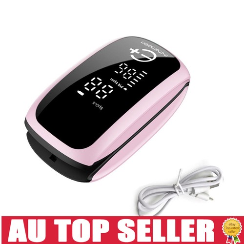 Rechargeable Finger Pulse Oximeter Blood Oxygen Monitor LED Display ...