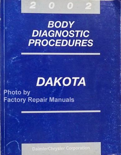 2002 Dodge Dakota Body Diagnostics Troubleshooting Procedures Manual | eBay