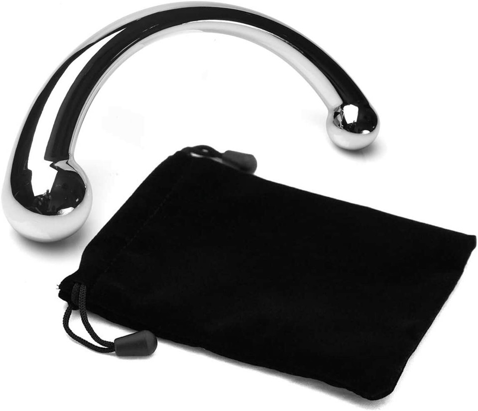 Stainless Steel Anal Dildo Butt Plug G Spot Prostate Wand Massage ...