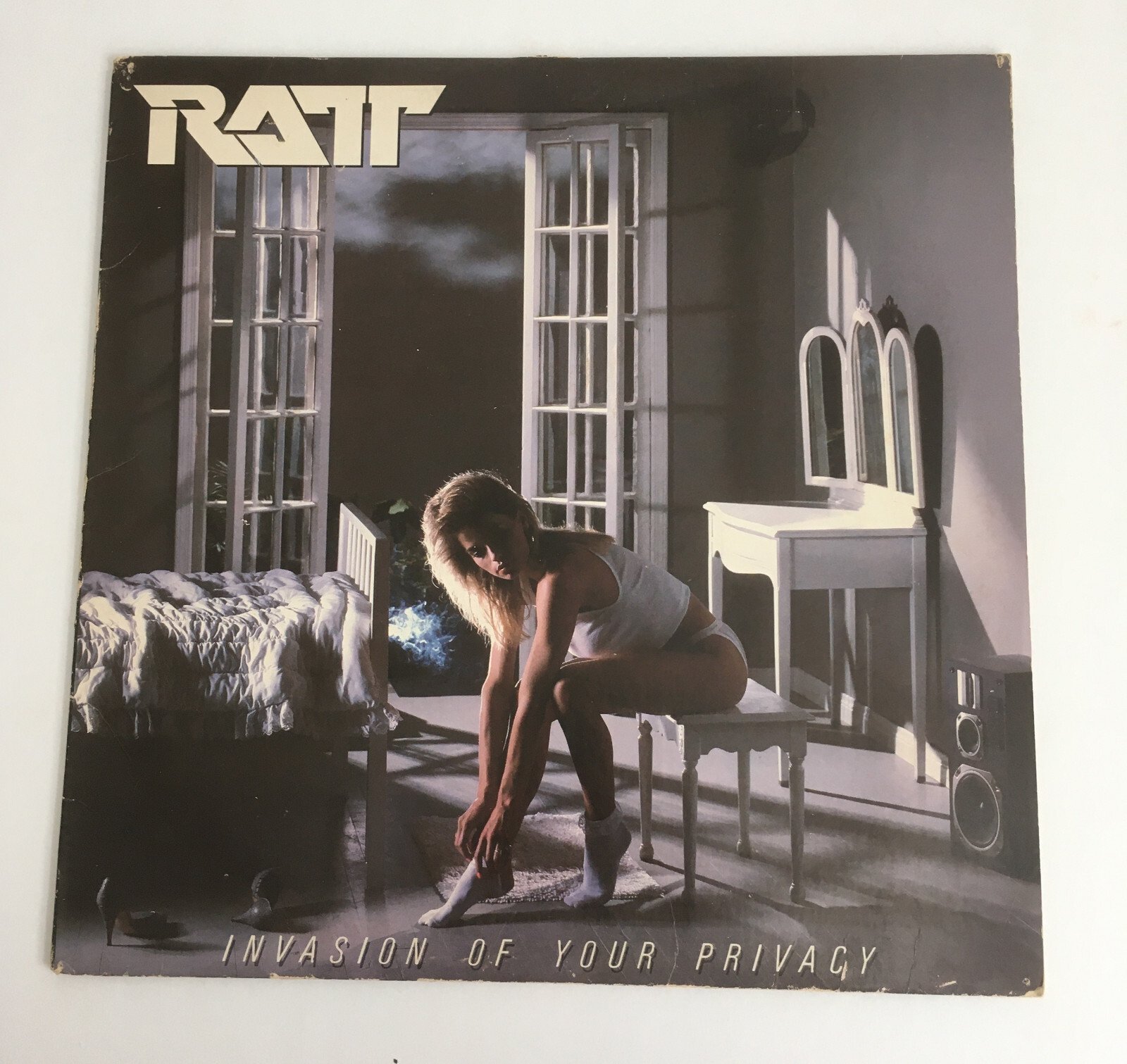 VTG RATT Invasion of Your Privacy LP Signed Record Album Stephan Pearcy ...