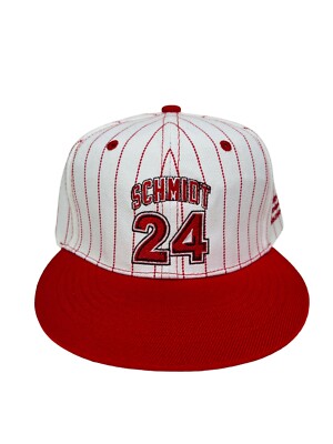 MIKE SCHMIDT READING FIGHTIN PHILS PHILLIES STRAPBACK ADULT HAT SGA | eBay