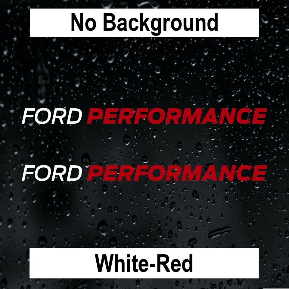 2pcs FORD PERFORMANCE Decal Automotive Vinyl Stickers for Truck Sport ...