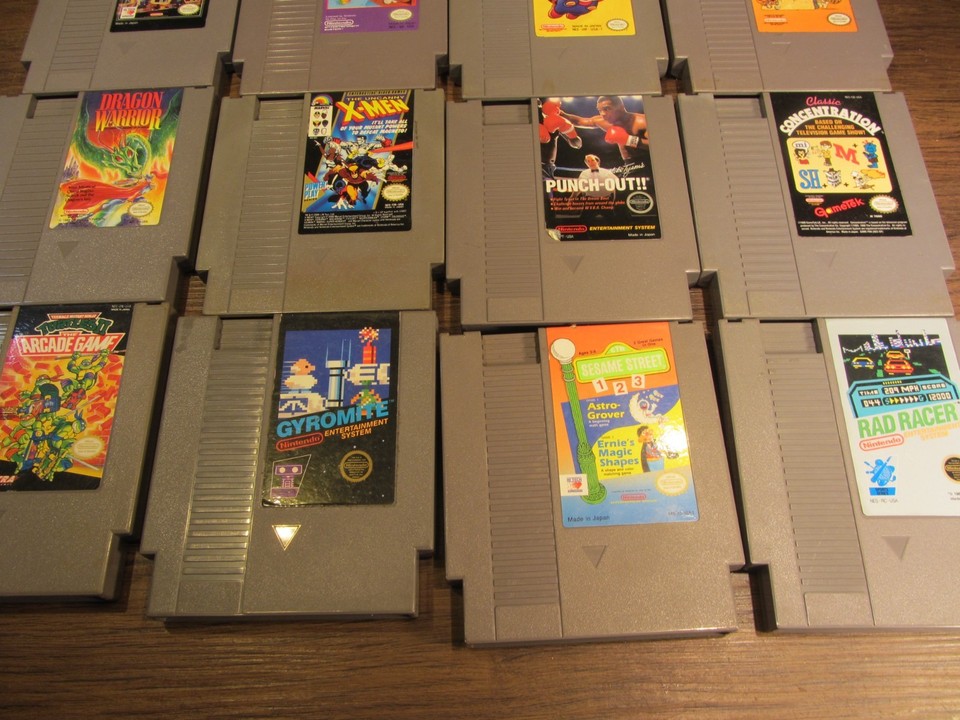 Nintendo Nes Game Lot Bundle, (20) Games, All not Tested | eBay