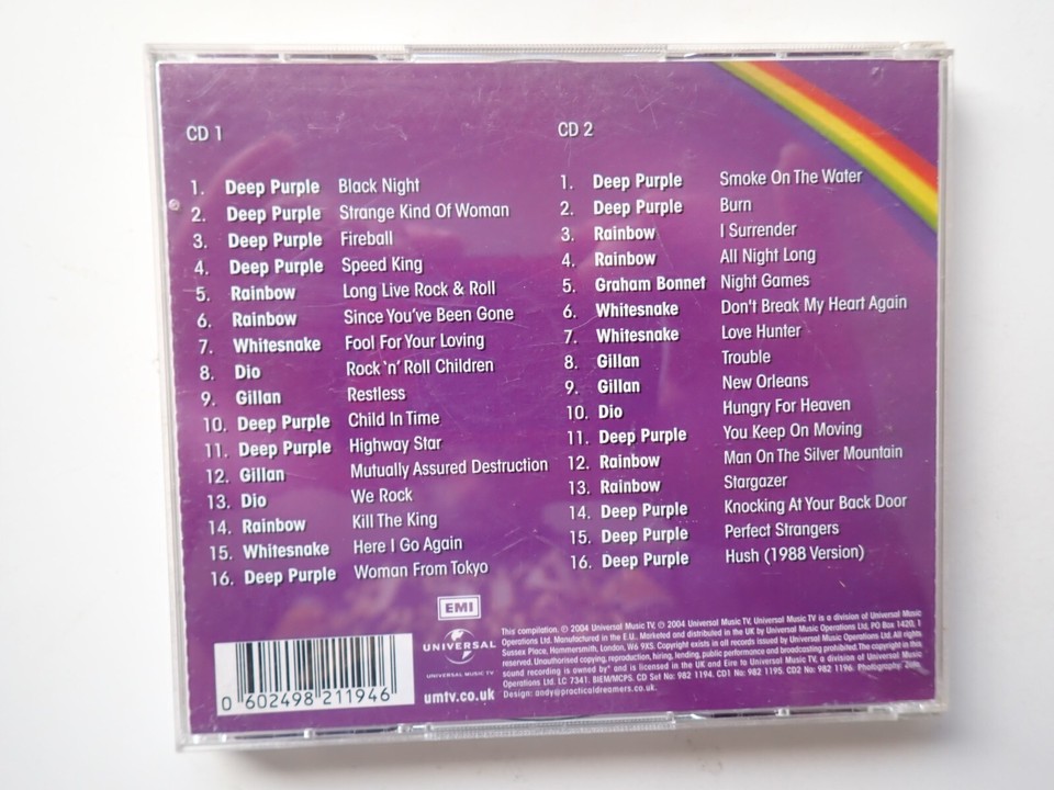 PURPLE RAINBOWS - THE VERY BEST OF DEEP PURPLE/RAINBOW/WHITSNAKE/GILLAN ...