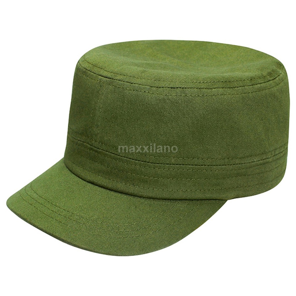 Cadet Hat Castro Style Army Caps Men and Women Baseball Cap Adjustable ...