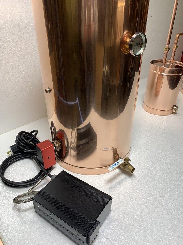 20 Gallon Copper Still w/Electric Heating and 4" Cap Logic | eBay