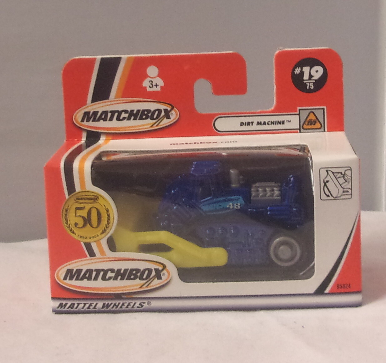 MJ7 Matchbox - 2002 ROW 1-75 - MB19 Dirt Machine - Blue | eBay