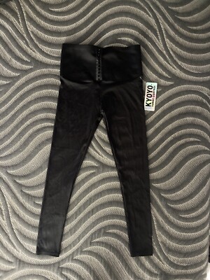 Kyoyo with Control Prime Stretch Denim Tummy Control Pants Black Brand ...