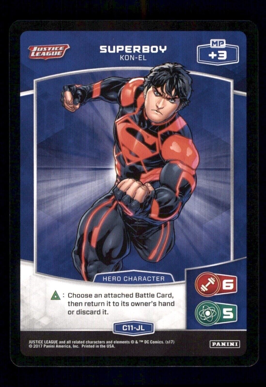 Superboy C11-JL 2017 Justice League DC Comics Trading Card TCG CCG | eBay