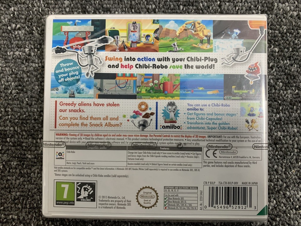 Chibi Robo Zip Lash Nintendo 3DS Nuovo & Fabbrica Sigillato UK | eBay