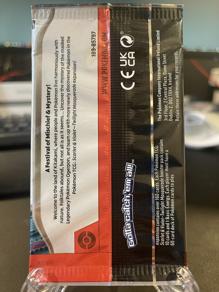 Pokemon Sampling Pack (3 Cards) — Twilight Masquerade Sample - Pokemon ...