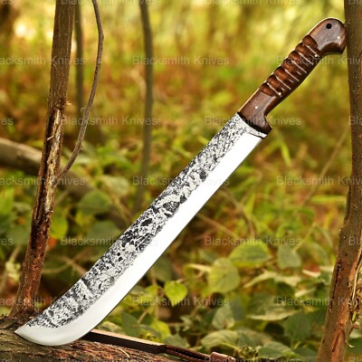 Handmade Spring Steel Blade Tactical Machete Sword| Hunting Sword ...