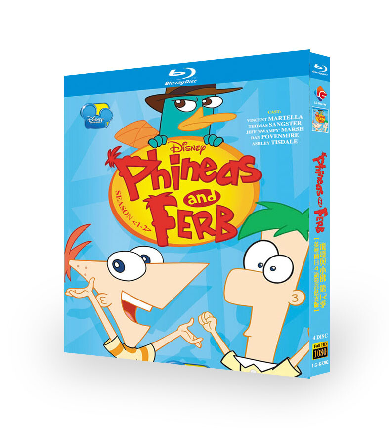 Phineas and Ferb Season 1-2：4-Disc New Box Set Sealed | eBay