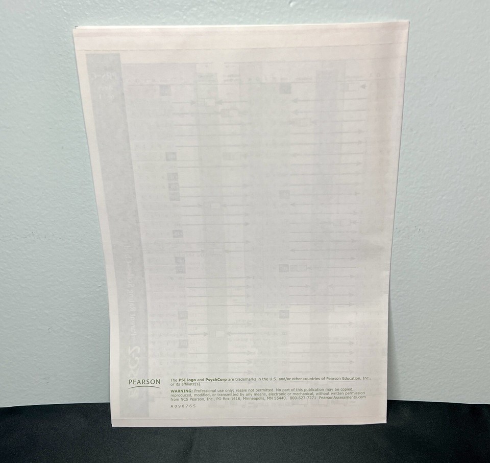 BASC-2 Parent Rating Scales Child PRS-C Ages 6-11 Hand Scored Single ...