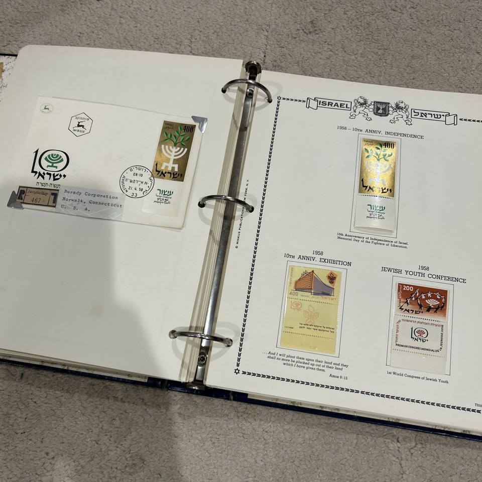 Israel 1948-1967 Incomplete Mint Stamps Album Tabs & Covers | eBay