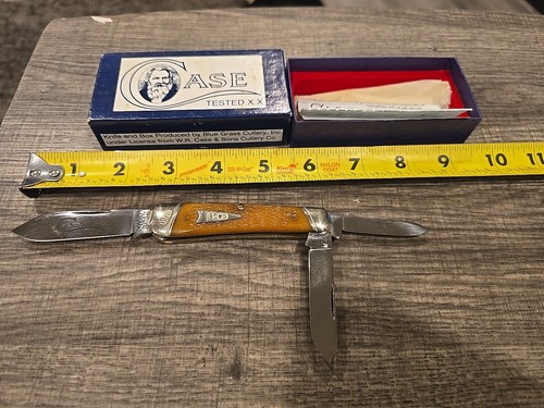 Vintage Case Tested Knife Model 63046 1995 Three Spring Humpback ...