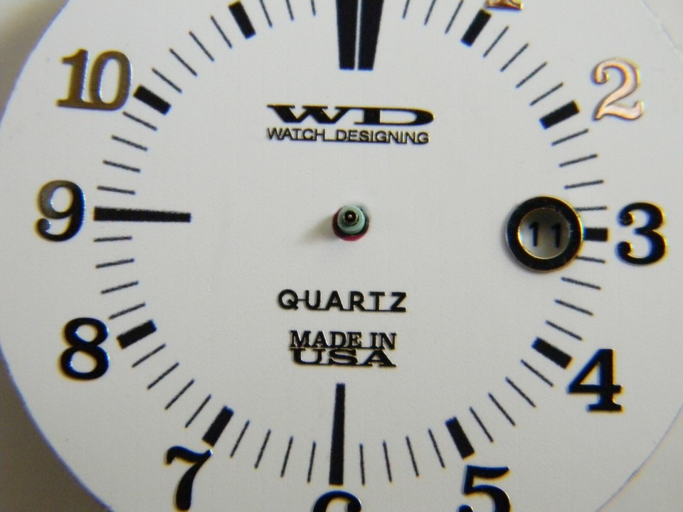 CUSTOM dial Micro logo emblem watch Metal Steel Adhesive 3D Silver Gold ...